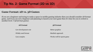 Strategy for Successful Mobile Game development | PPT