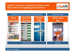 Mobile games opportunity app lift | PDF | Computer Software and ...