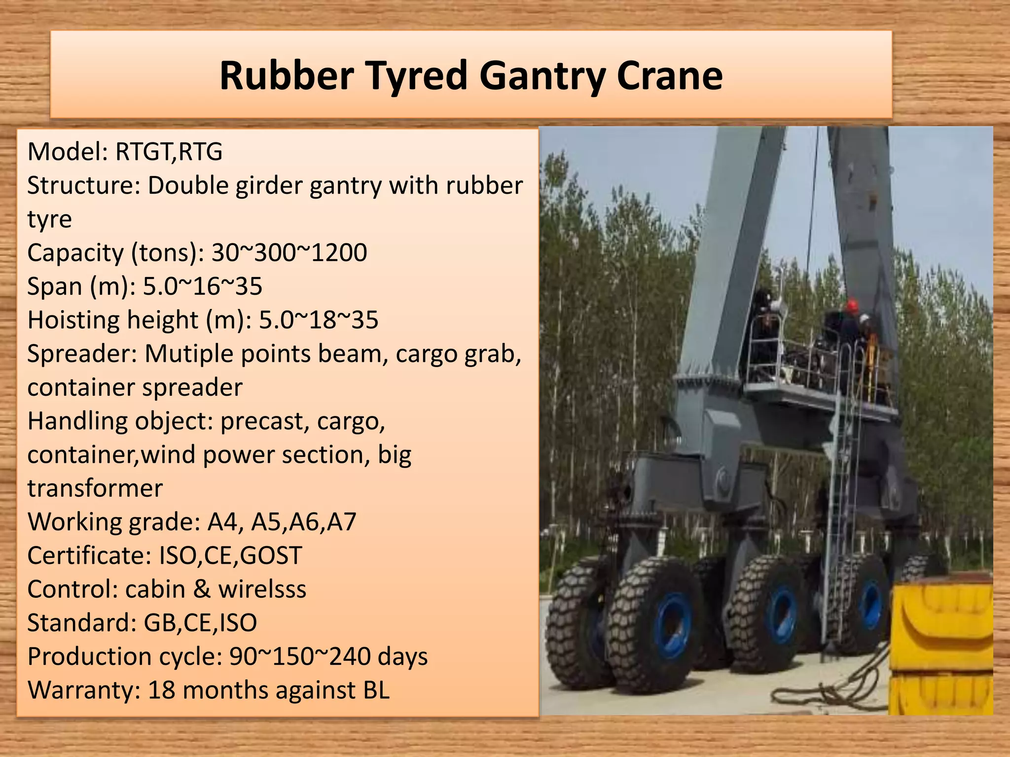 Mobile gantry crane | PPTX