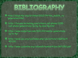 Mobile generation technology | PPTX