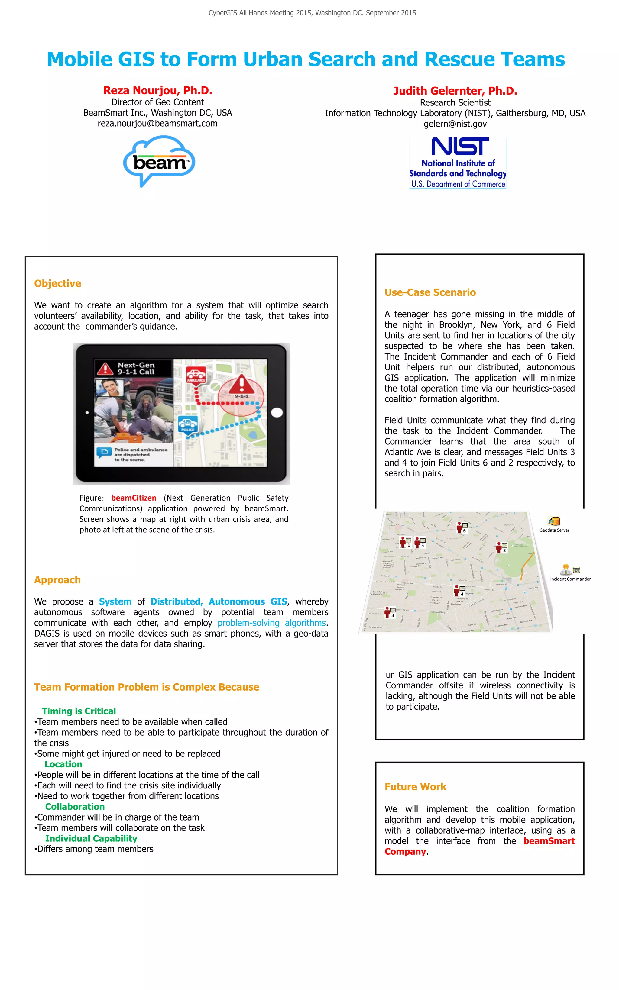 Mobile GIS to Form Urban Search and Rescue Teams | PDF