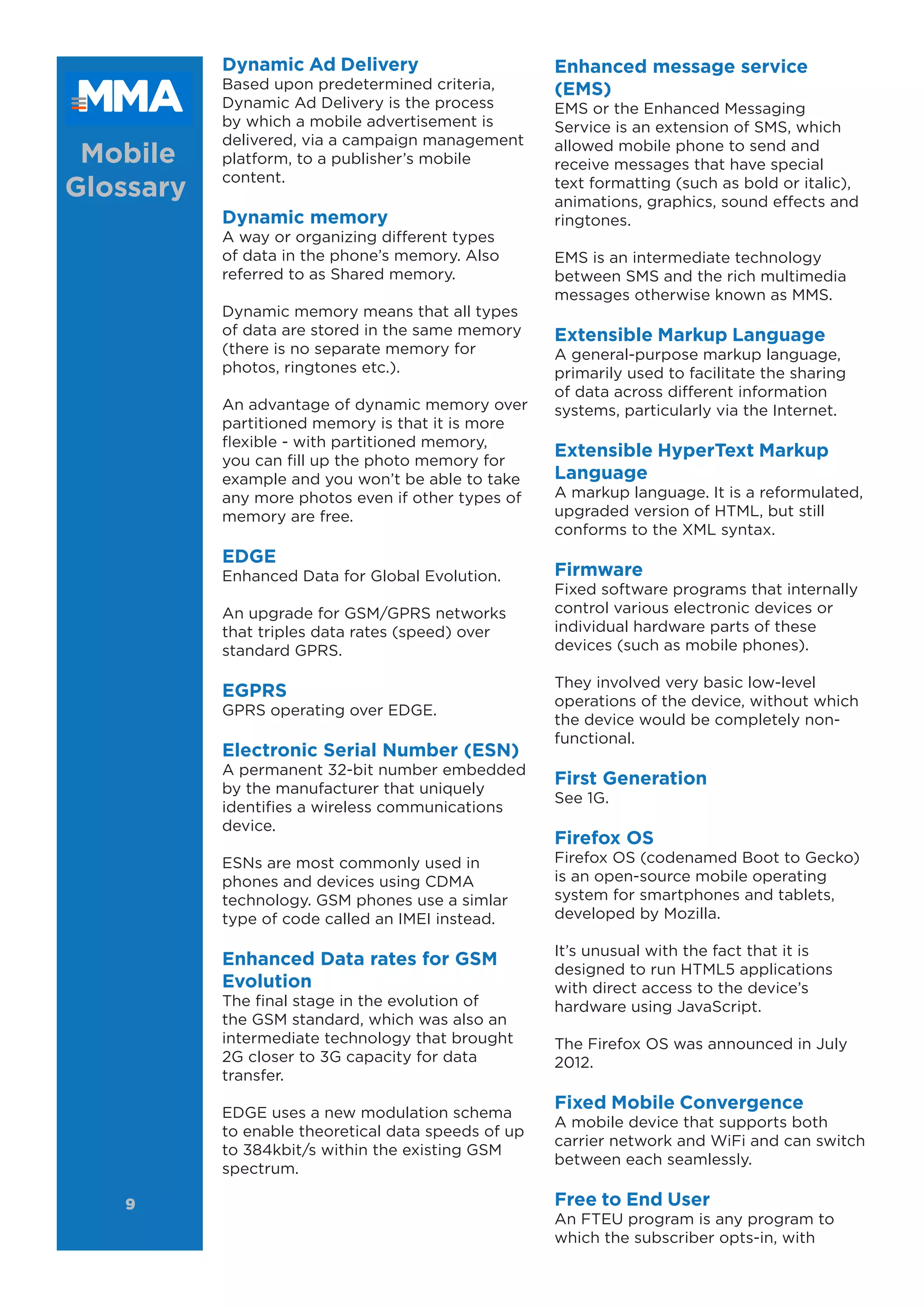 Mobile Glossary 2016 | PDF
