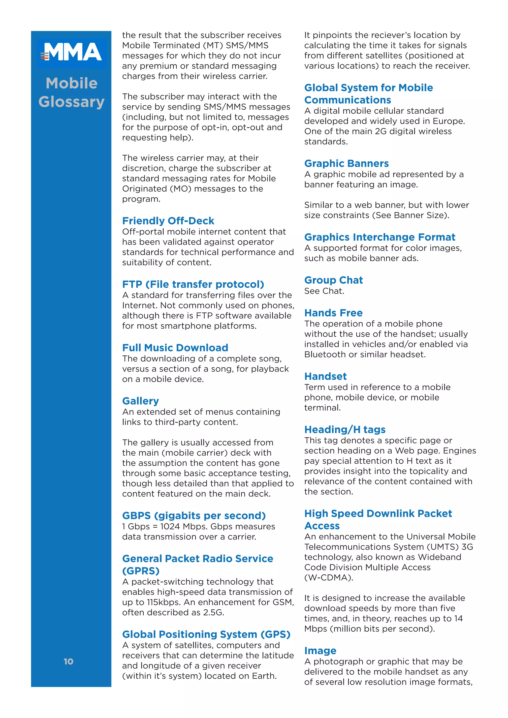 Mobile Glossary 2016 | PDF
