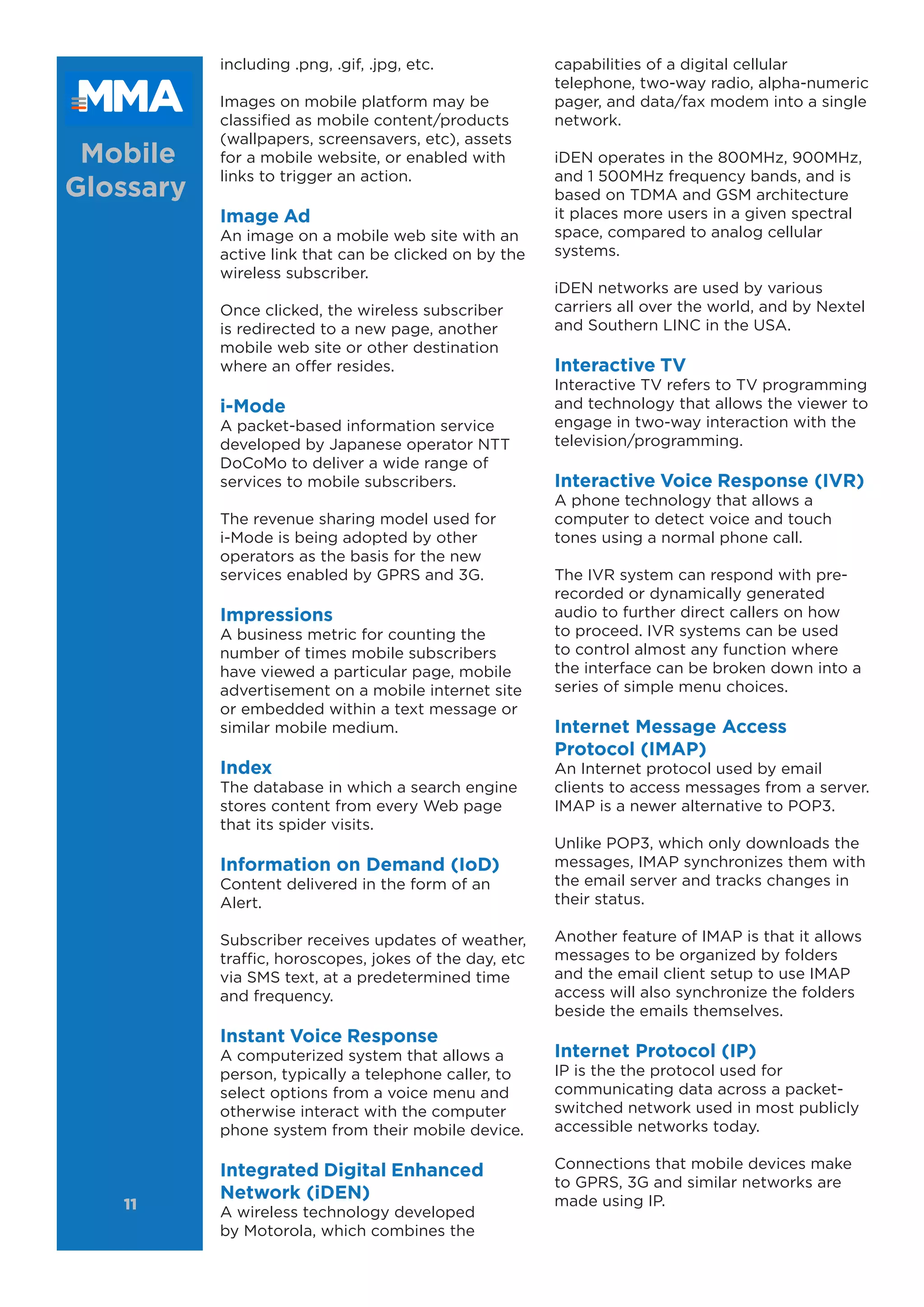 Mobile Glossary 2016 | PDF