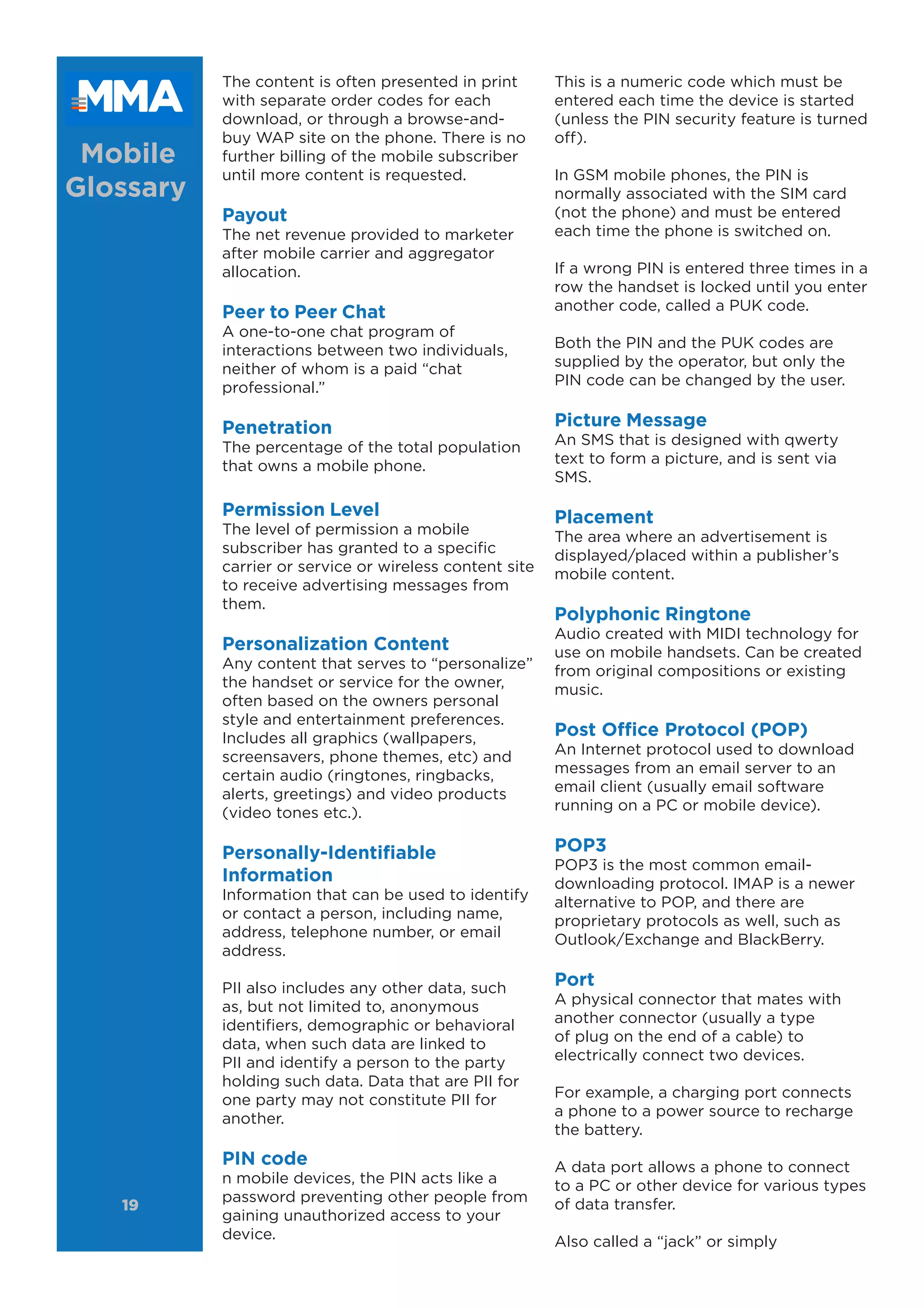 Mobile Glossary 2016 | PDF