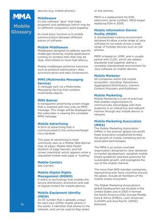 Mobile Glossary 2016 | PDF | Operating Systems | Computer Software and Applications