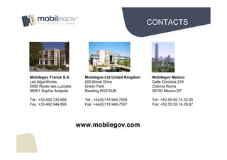 Mobilegov Corporate Presentation July08 En | PPT