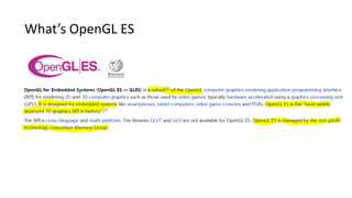 OpenGL ES and Mobile GPU | PDF | Graphics Software | Computer Software ...