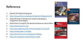 OpenGL ES and Mobile GPU | PDF | Graphics Software | Computer Software and Applications