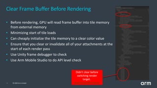 [TGDF 2020] Mobile Graphics Best Practices for Artist | PPTX