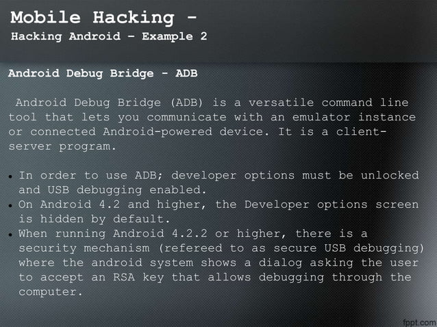 ethical hacking-mobile hacking methods.ppt