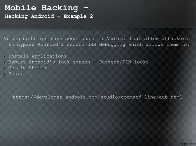ethical hacking-mobile hacking methods.ppt