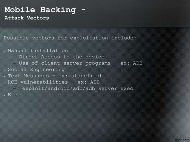 ethical hacking-mobile hacking methods.ppt