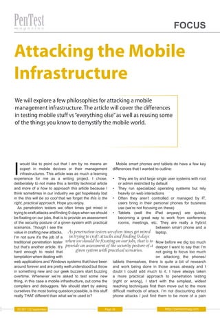 PenTest Magazine Teaser - Mobile Hacking | PDF | Operating Systems ...