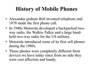 Mobile handsets sector 19973-2017 | PPT