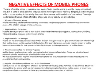 Mobile hazards | PPTX