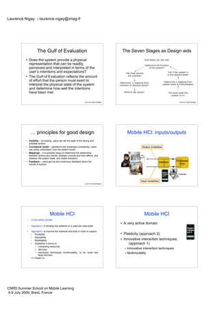 Mobile Hci L Nigay | PDF