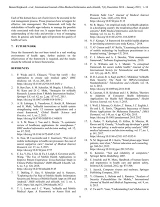 Mobile health applications risk management framework | PDF