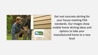 Mobile home skirting kits | PPT