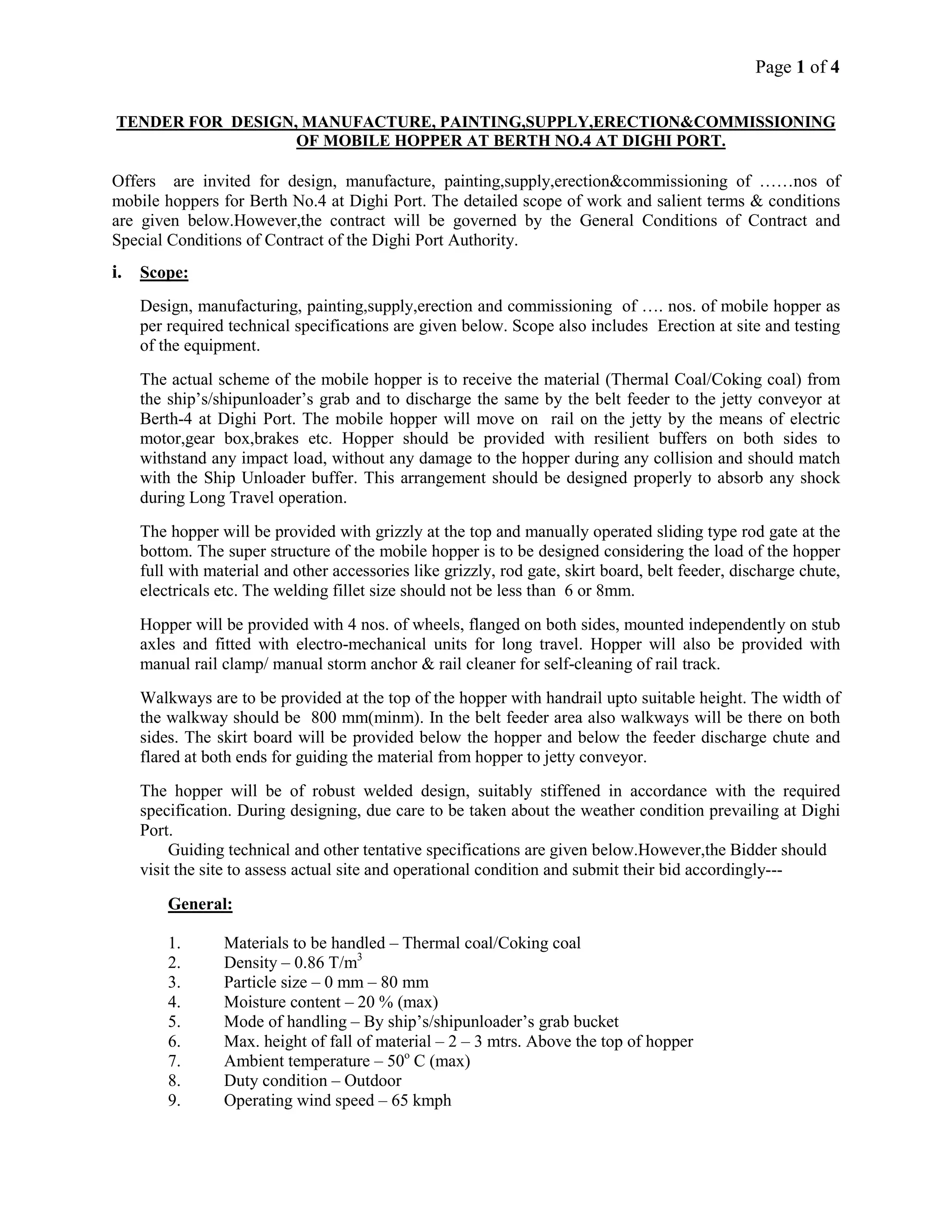 Mobile hopper tender | PDF