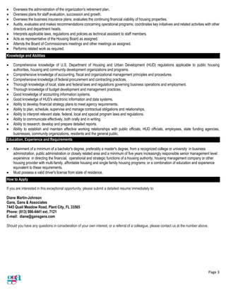 Mobile Housing Board-Chief Financial Officer-PD | PDF