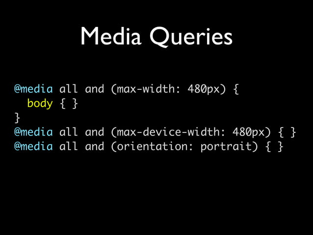 Mobile Html Css And Javascript Key