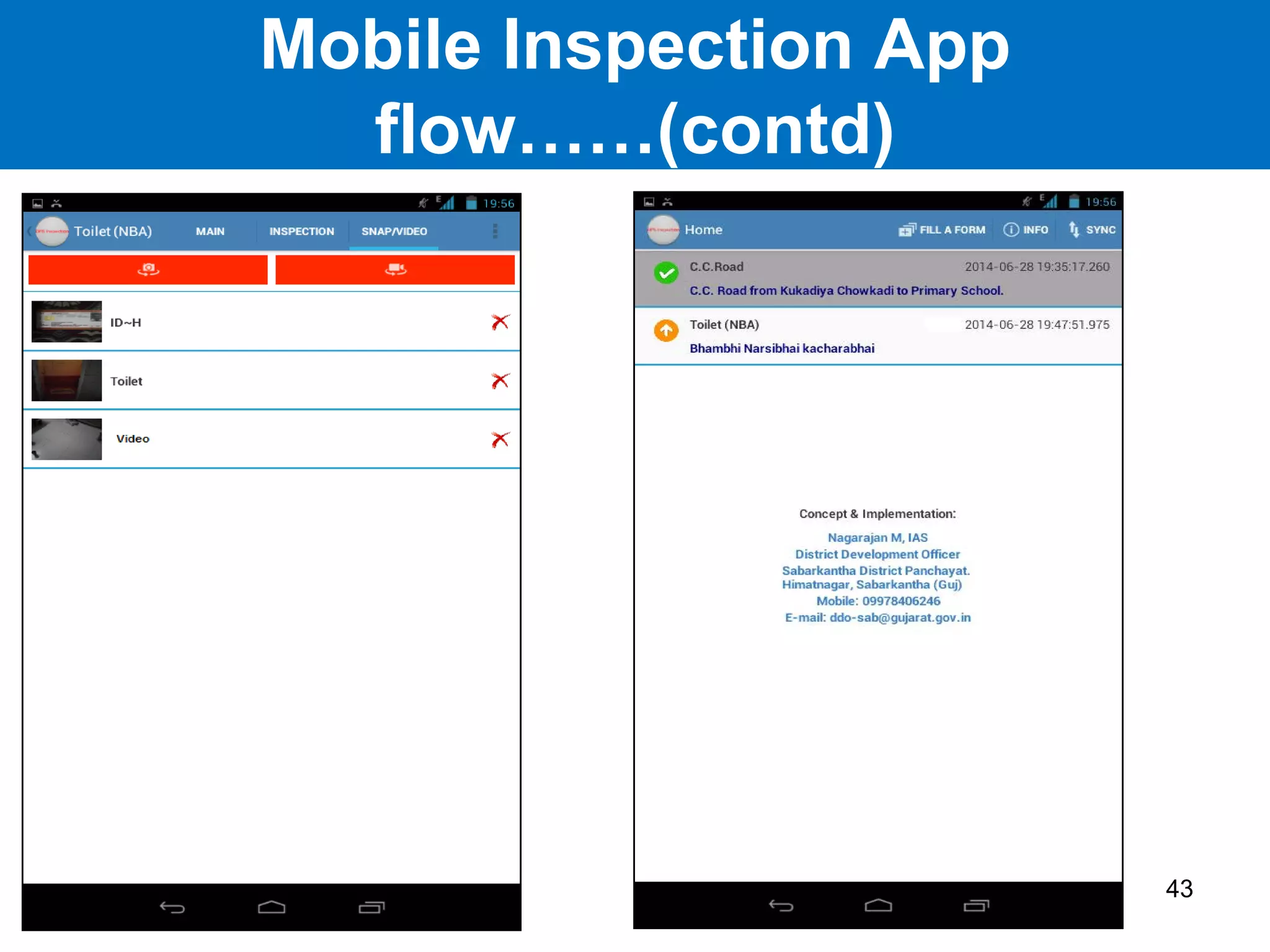 Mobile inspection System for Rural Development Works | PPT