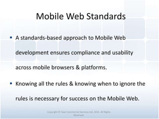Mobile Internet Standards | PPT
