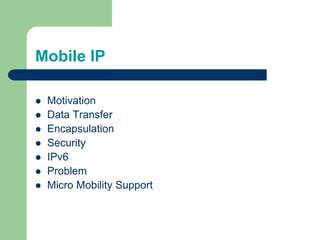 Mobile IP | PPT