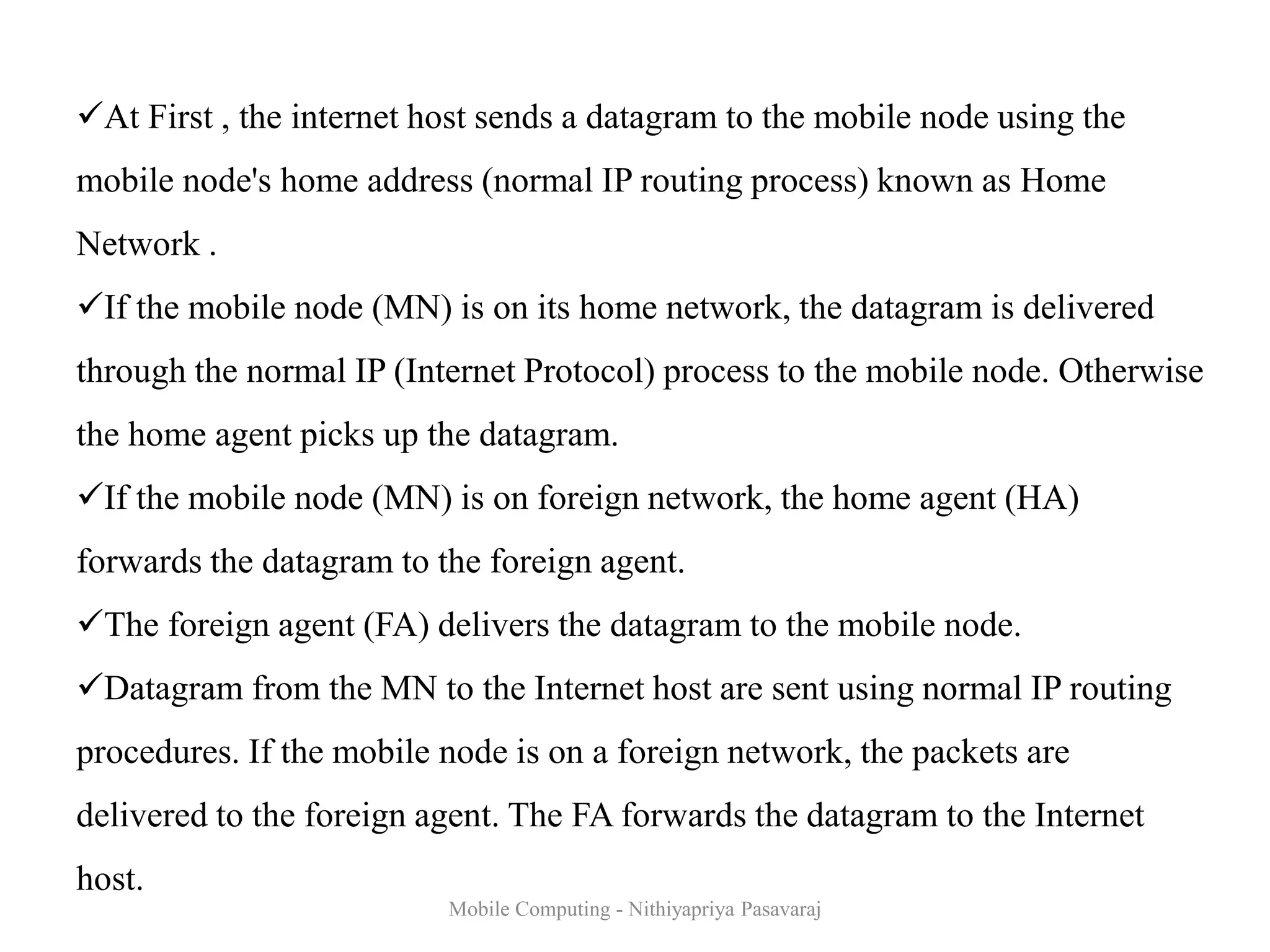 Mobile ip overview | PPSX