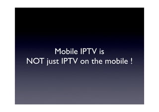 Mobile IPTV | PDF