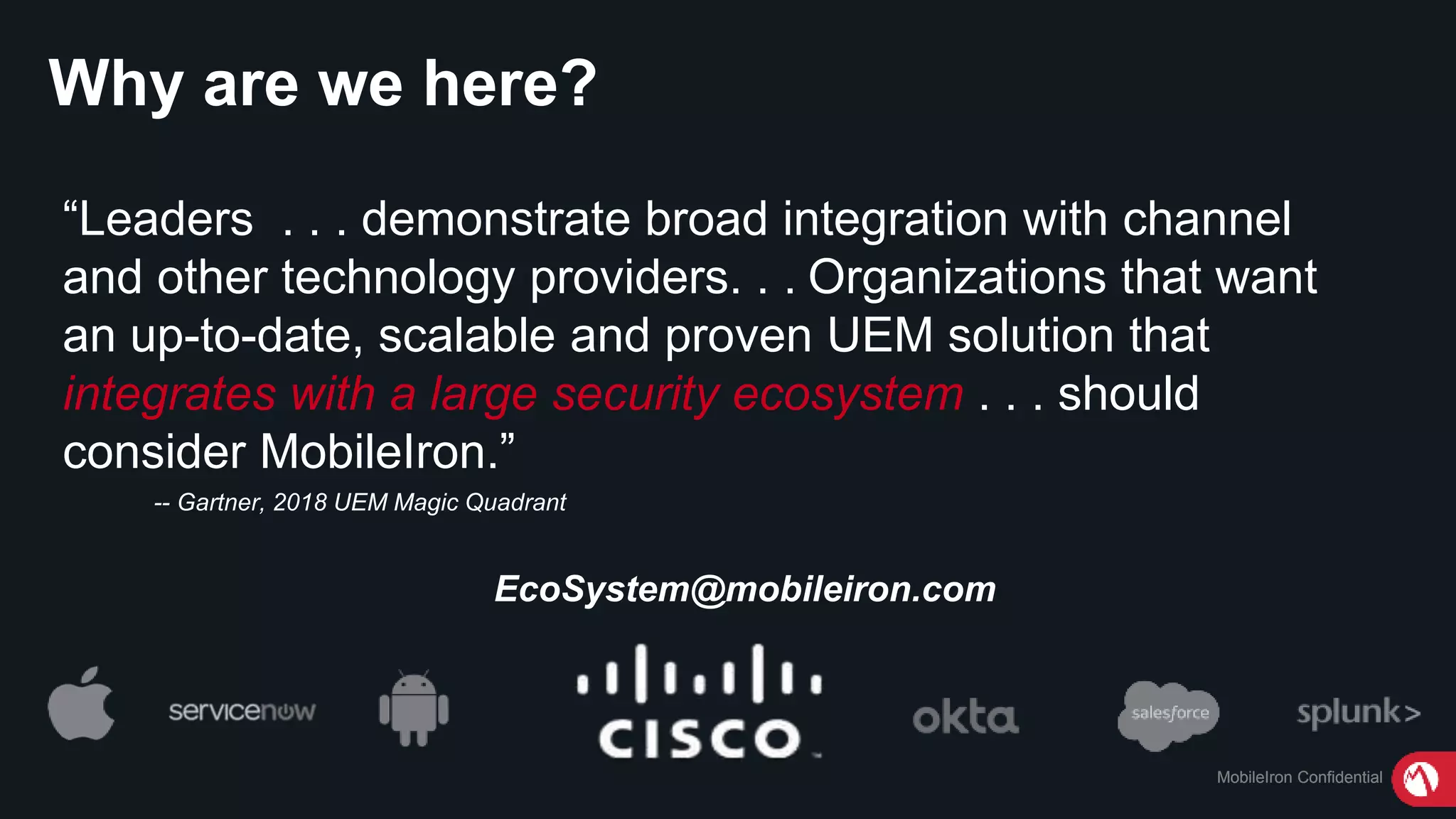 MobileIron plus Cisco - Mobilizing Network Security | PPTX