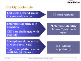 MobileIron Presentation | PPT