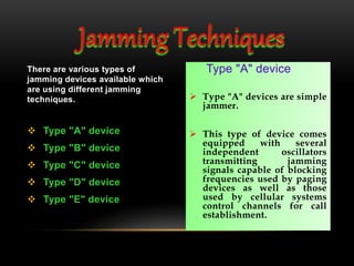 Mobile jammer | PPTX