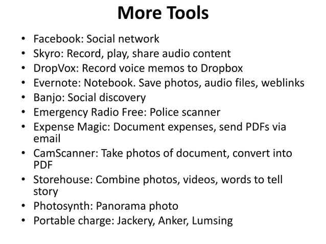Mobile Journalism | PPTX | Smartphones | Consumer Electronics