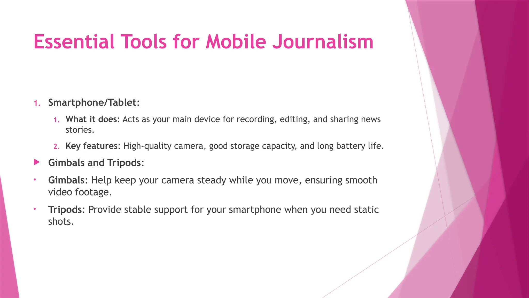 mobile journalism tools and apps overview.pptx