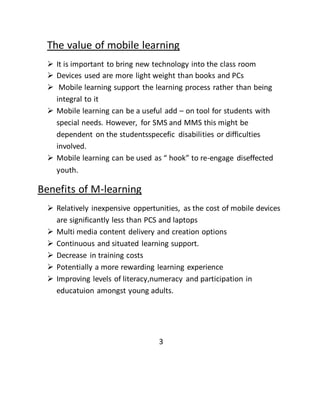 Mobile learning | DOCX