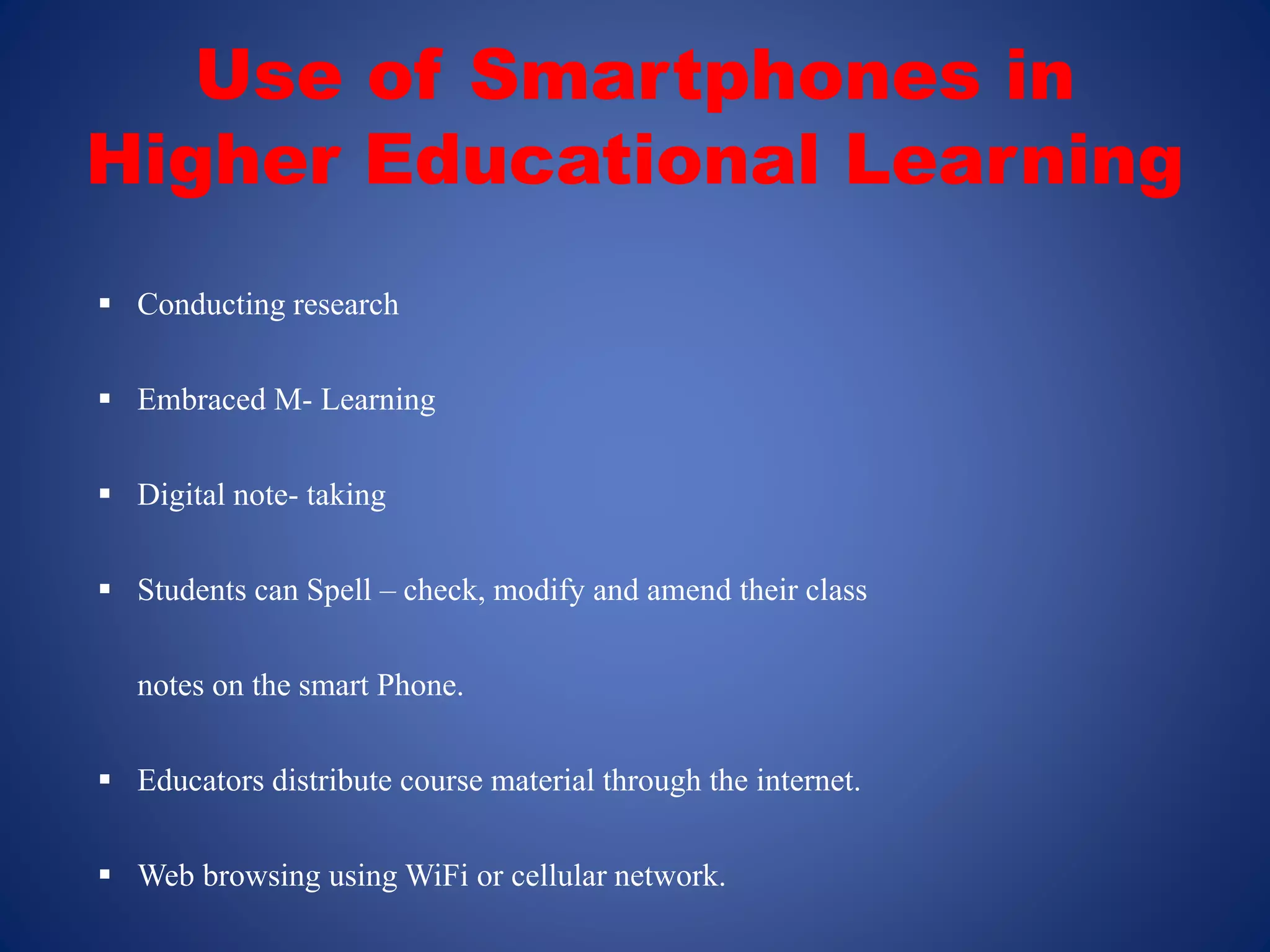 Mobile learning | PPTX