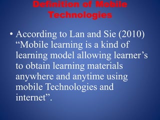 Mobile learning | PPT