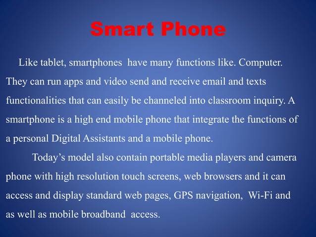 Mobile learning | PPT