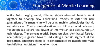 Mobile learning | PPTX