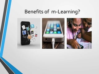 Mobile learning.. Trends and Opportunities | PPT
