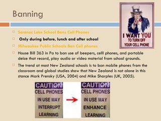 Mobile Learning: Using Cell Phones as an Instructional Device | PPT