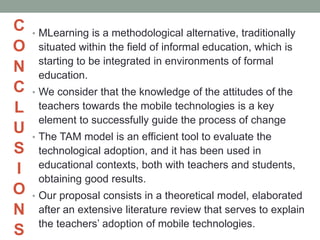 Mobile Learning Adoption from Informal into Formal: An Extended TAM ...