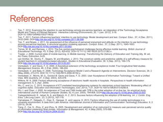 Mobile Learning Adoption from Informal into Formal: An Extended TAM ...