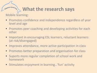 Mobile learning & apps | PPSX