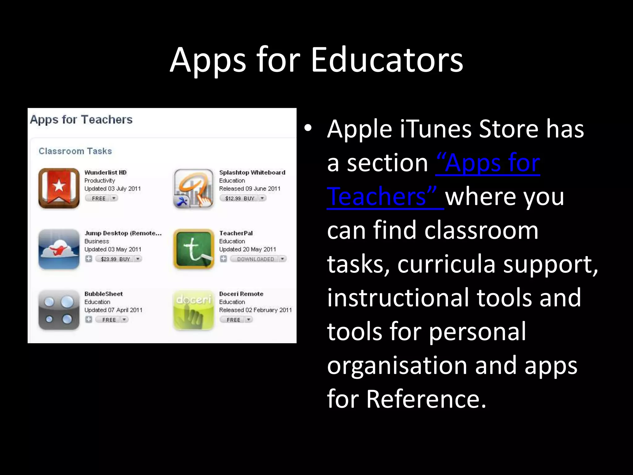 Mobile Learning apps for Science | PPTX