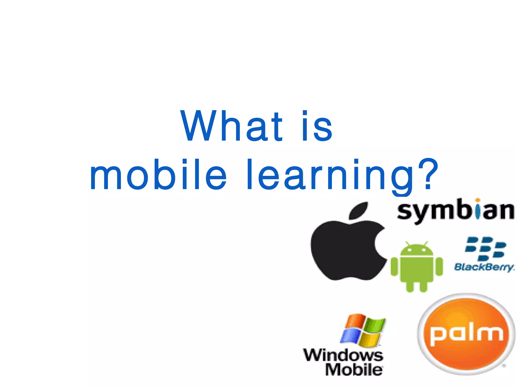 Mobile learning in language classroom | PPT