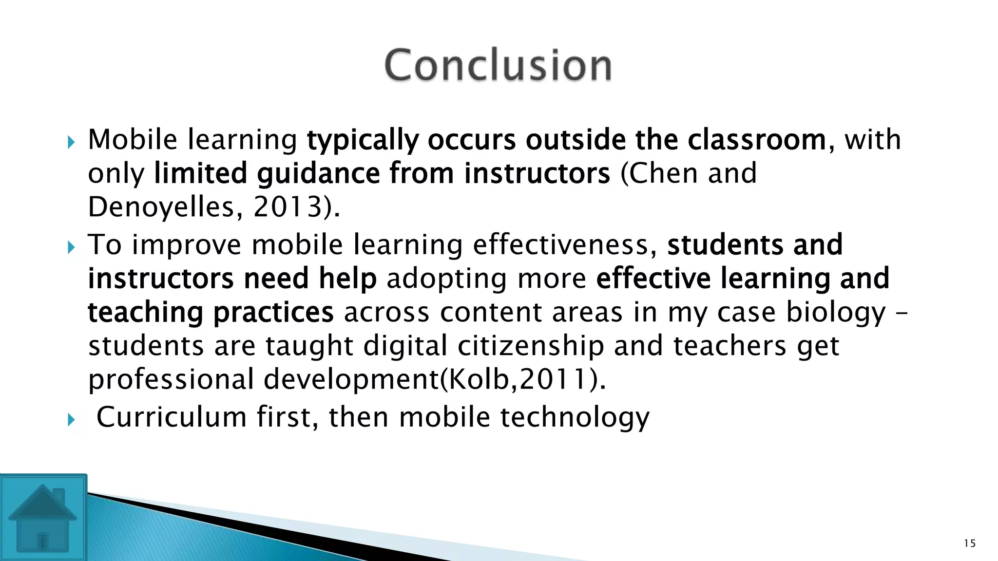 Mobile learning powerpoint | PPTX