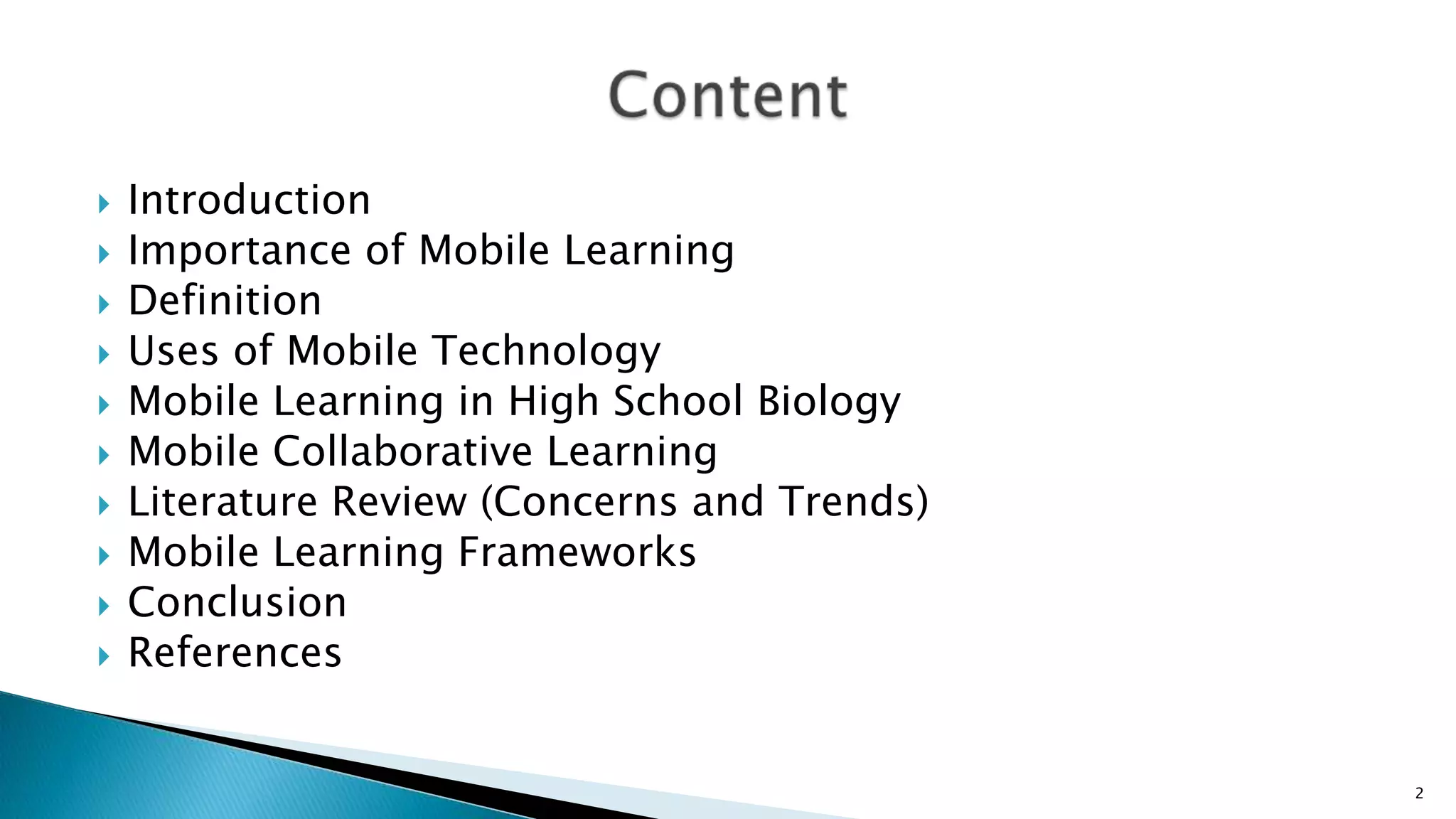 Mobile learning powerpoint | PPTX